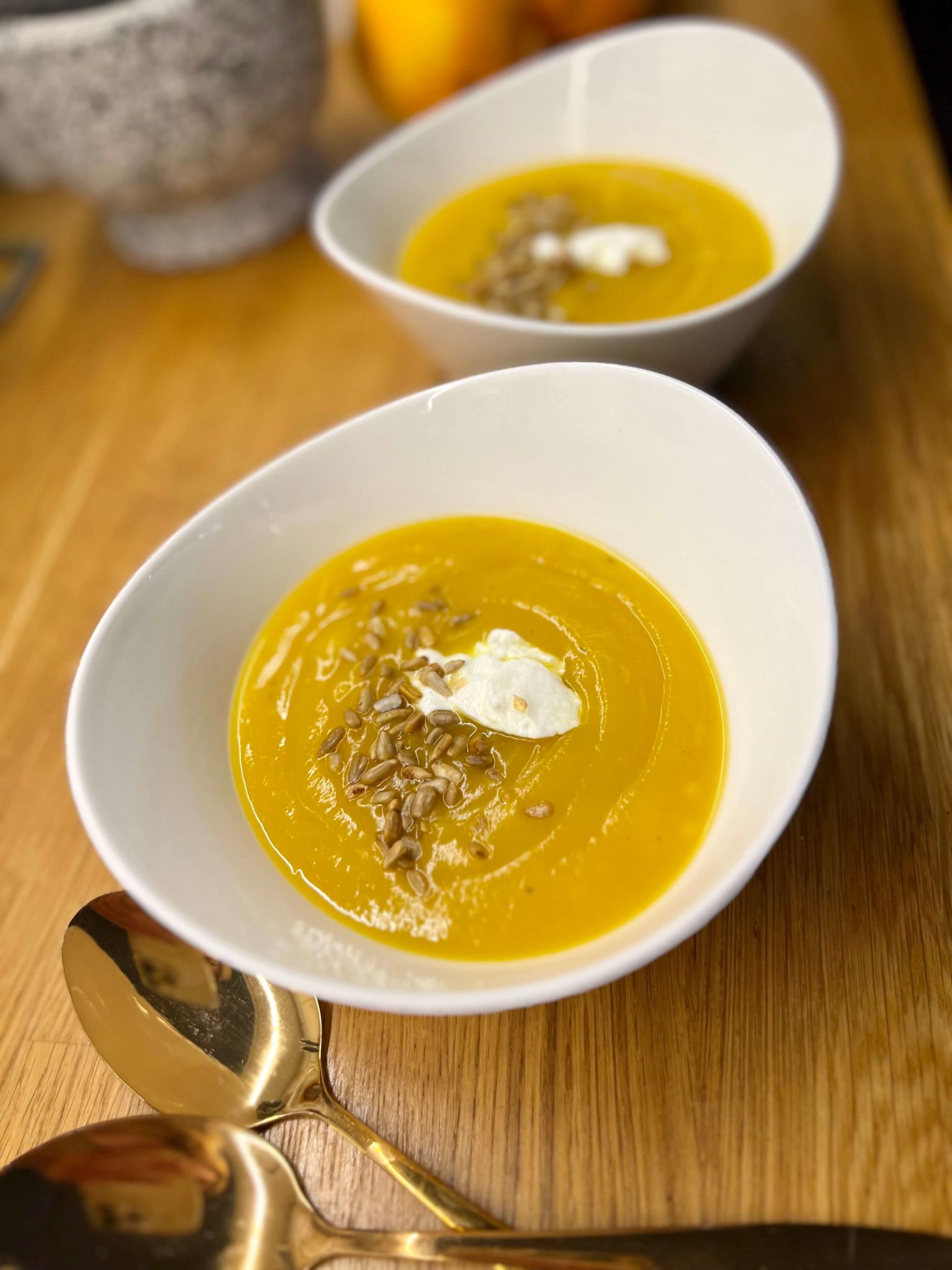 Czosnkowa zupa z dyni - Poradnia dietetyczna Trzebnica | Wrocław